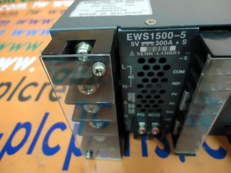 NEMIC-LAMBDA EWS1500-5 - 裕益科技自動化設備可程式編碼器PLC分散式控制系統DCS
